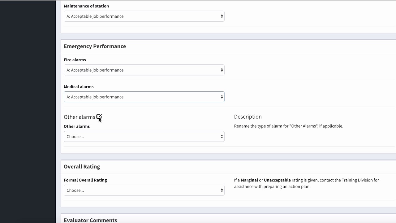 Task Book Evaluations