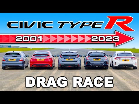 Watch Every Honda Civic Type R Drag Race