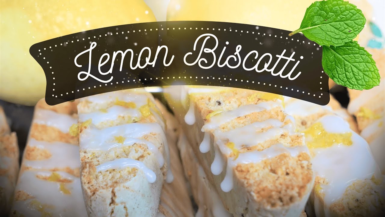 Bright & Zesty Lemon Biscotti 🍋| Perfect for Any Time of Day