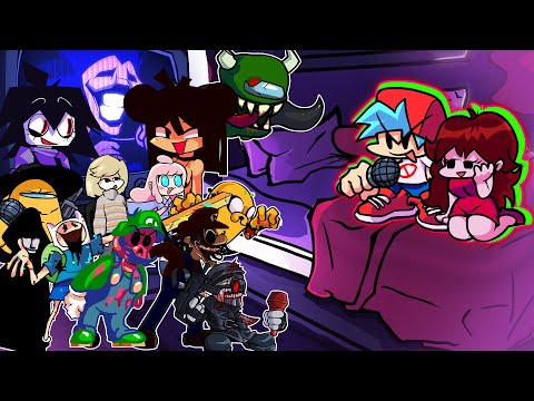 FNF Boyfriend and Girlfriend Date Time 🎵 Dearest Double Date But Different Characters Sing It