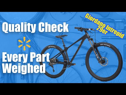 the Walmart Giordano Intrepid 29er Mountain Bike Quality Check