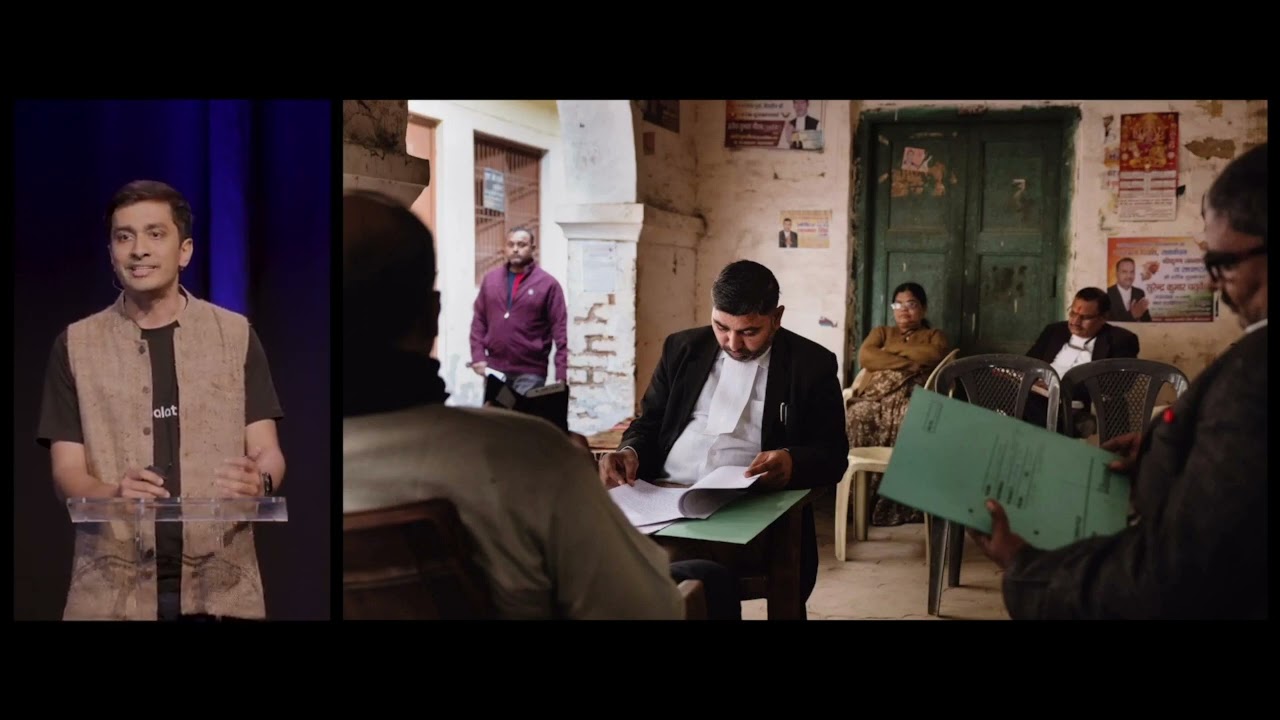 Utkarsh Saxena of Adalat AI Pitches at Fast Forward Demo Day 2024