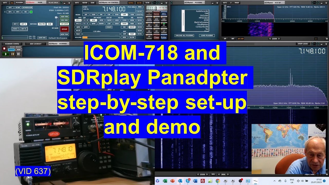 Setting up an SDR panadapter for the first time