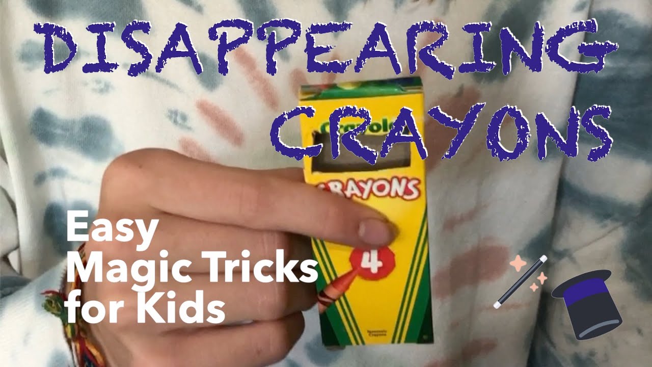 Disappearing Crayons | Easy Magic Tricks for Kids