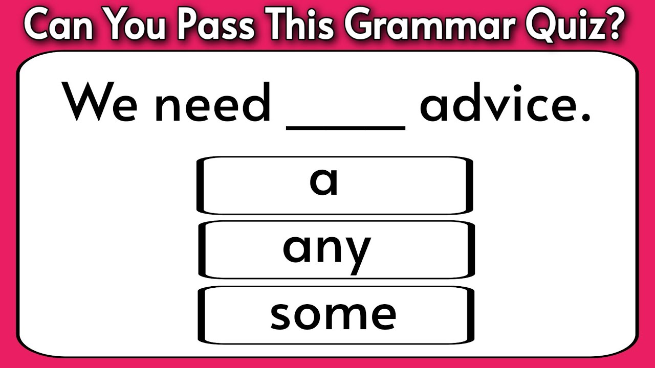Plurals — Countable/Uncountable Nouns • English Grammar Test | English Grammar Quest with Answers