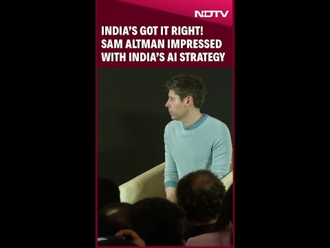 Sam Altman India AI | Whatever India Is Doing, It's Working, Says OpenAI CEO On India's AI Strategy