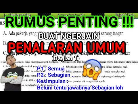 RUMUS PENALARAN UMUM - TPS UTBK 2020 BAGIAN 1