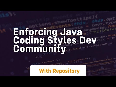 Enforcing Java Coding Styles DEV Community
