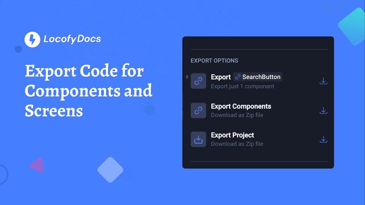 Locofy.ai | Exporting Your Code [Doc]