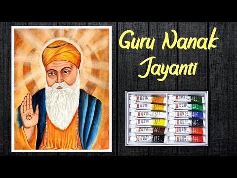 Easy Guru Nanak Drawing #Shorts