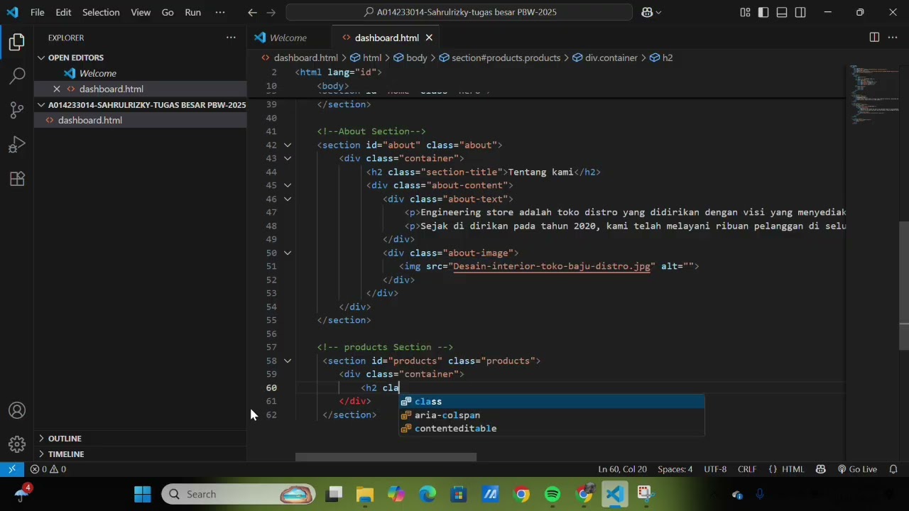 A01423014-Sahrul Rizky Tugas besar UAS Pemrograman Berbasis WEB - 2025