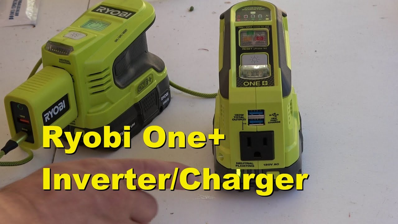 NEW 2022 Ryobi One+ Inverter Charger 18v RYi150CVNM  Quick Look