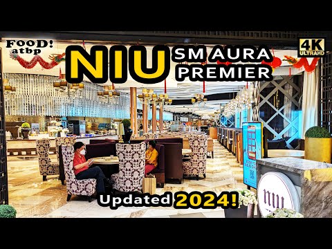 4K || NIU at SM Aura Premier || Buffet tour || SKY parks || mini-golf || sculptures (Updated 2024!)