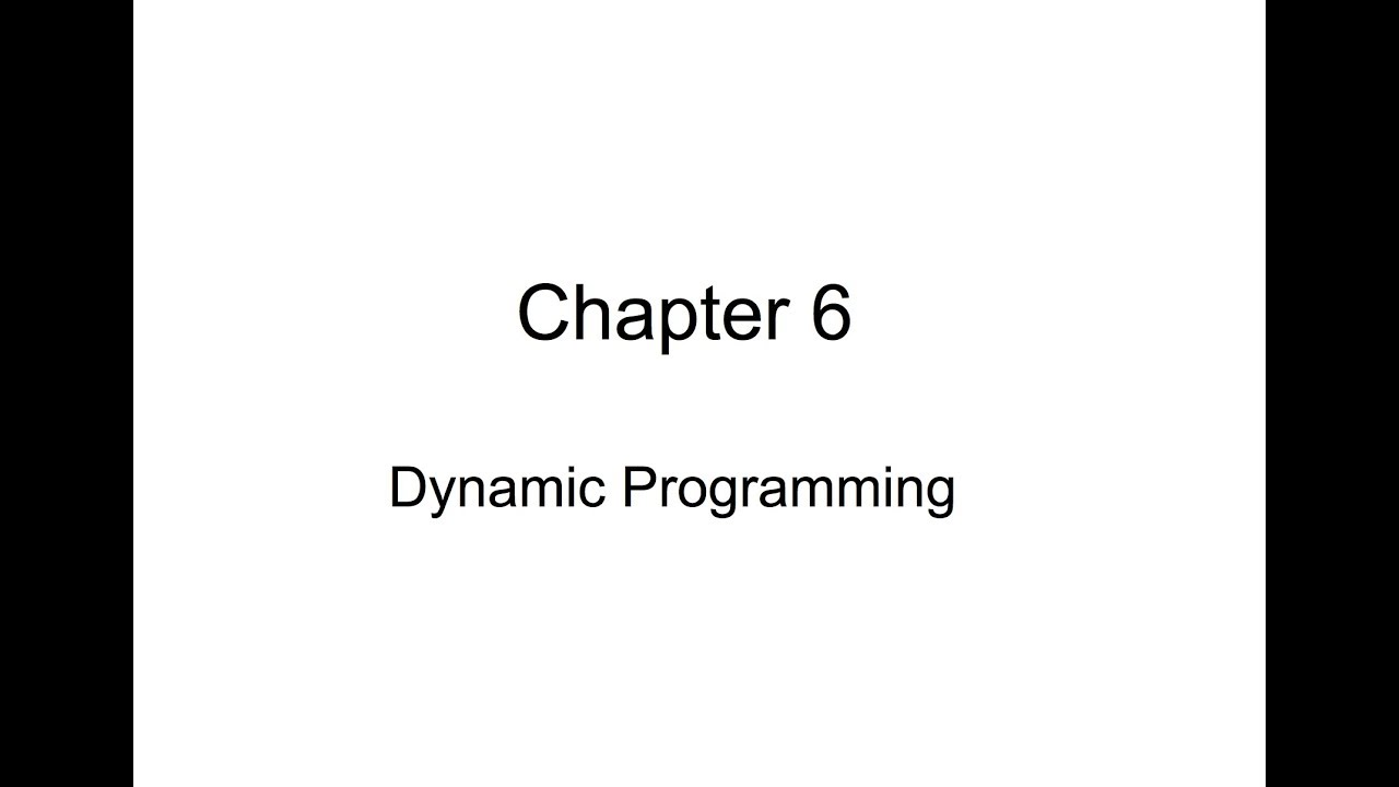 Clase 8 Dynamic Programming