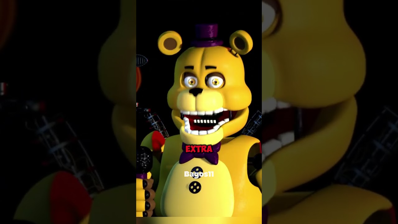 HOW THE ORIGINAL FREDBEAR AND SPRINGBONNIE ACTUALLY LOOKED LIKE #shorts