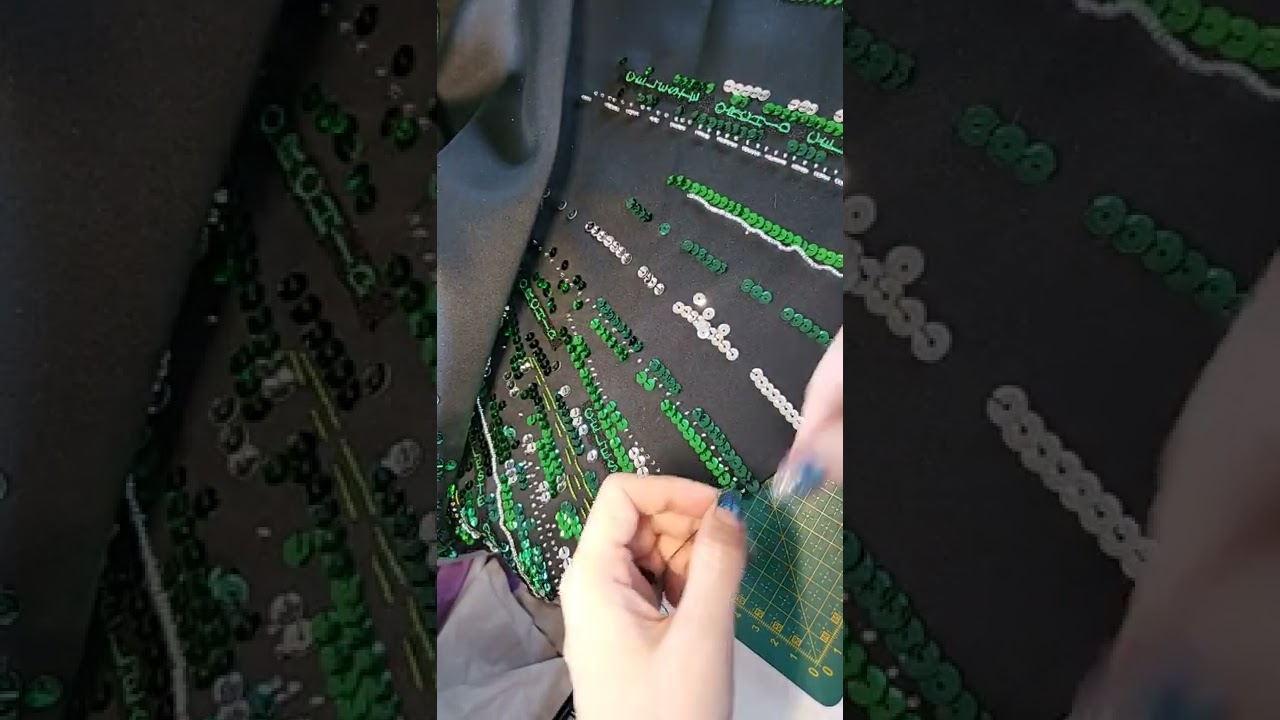 Real Time Sewing Sequins