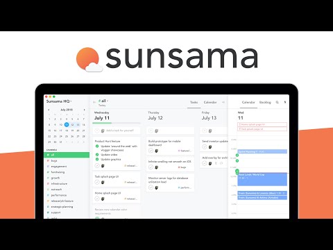Sunsama (Tutorial): Your day planner at a glance