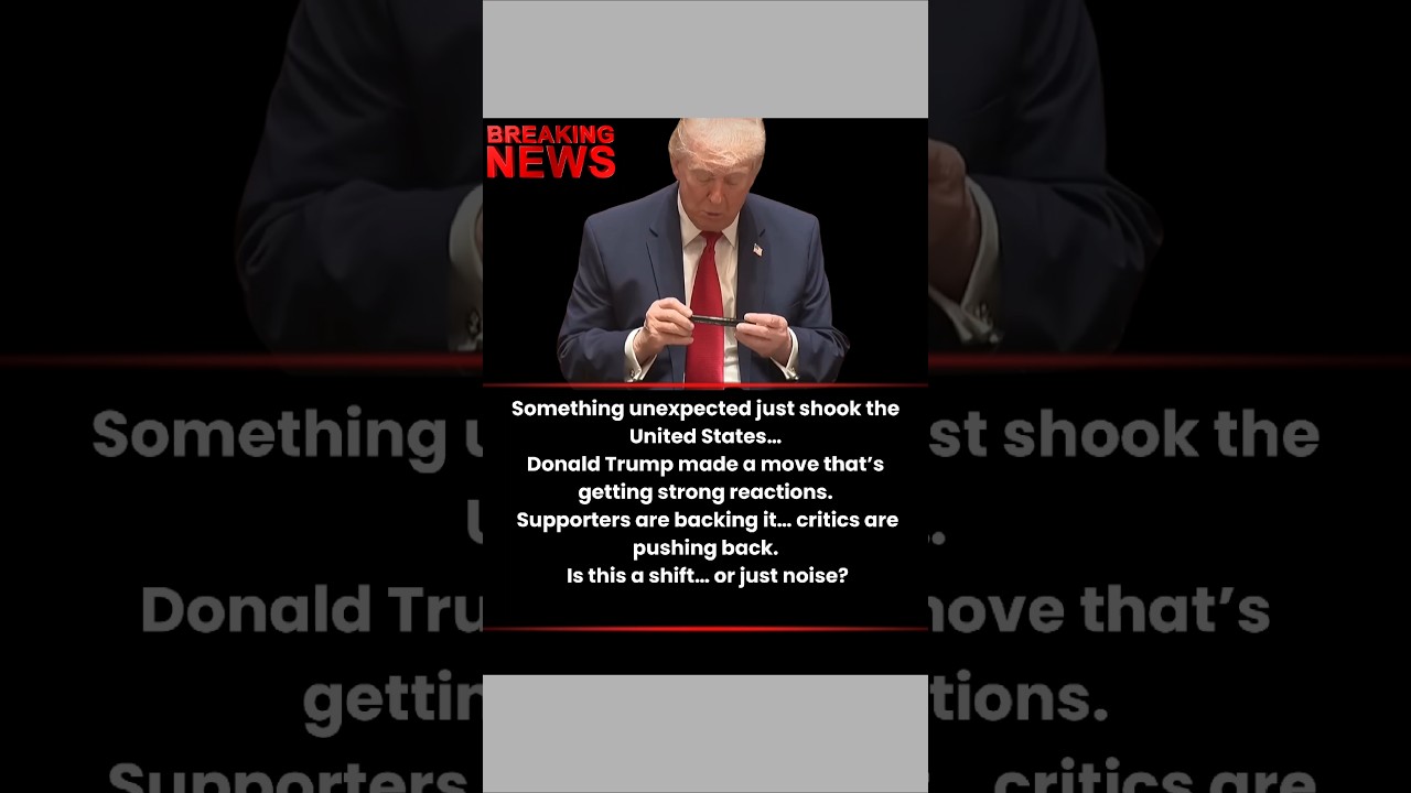 Trump’s Latest Move Sparks Nationwide Reactions 😳