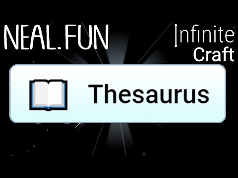 How to Make Thesaurus in Infinite Craft | Get Thesaurus in Infinite Craft