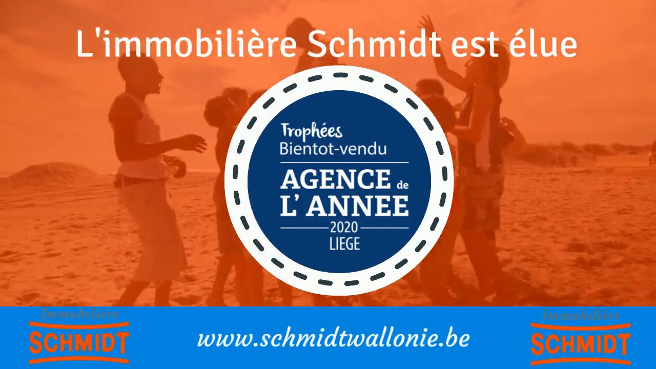 Agence de l'année 2020   Immobilière Schmidt