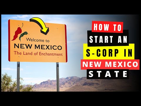 How to Form & Set Up An S Corp in New Mexico in 2025 (S-Corporation Online) | Incorporate in NM