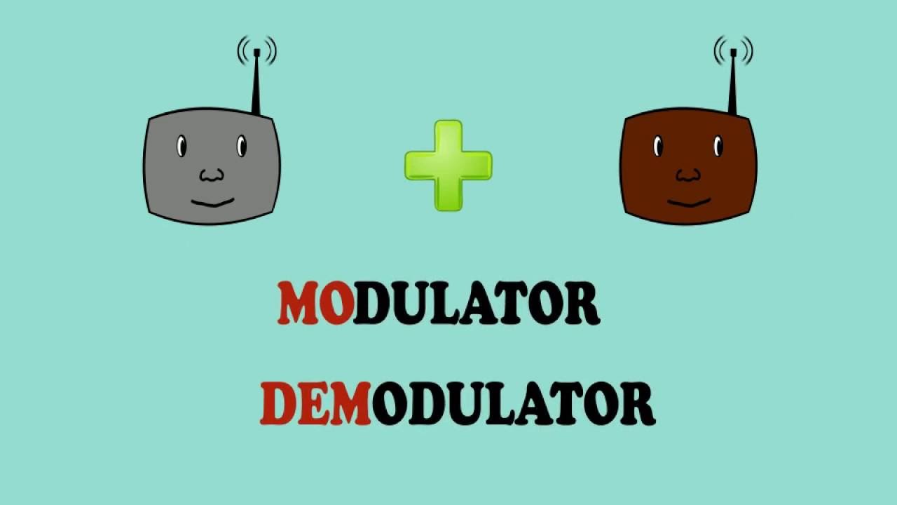 How a MODEM works - Animation