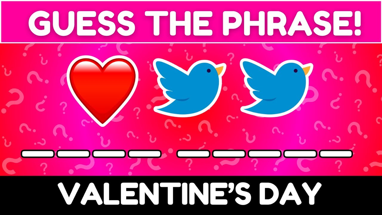 Guess the Valentine's Day Phrase! ❤️💌 | Emoji ESL Vocabulary Game for Kids & Classrooms