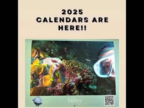 2025 calendars online now #scubadiving #underwaterphotography #design