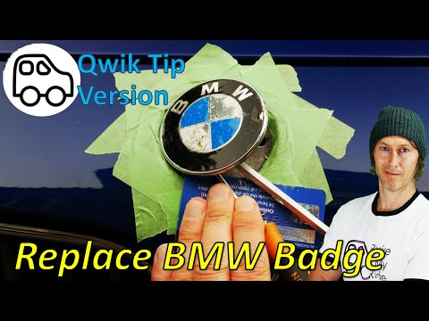 Replace a BMW Badge – Quik Tip! #Shorts