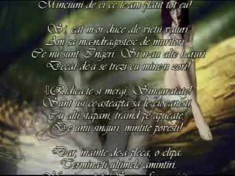 Iubire in versuri - Singuratate (Dialogul tacerii) - de Iulia Sirbu.