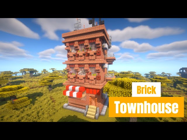 Brick townhouse Minecraft Map