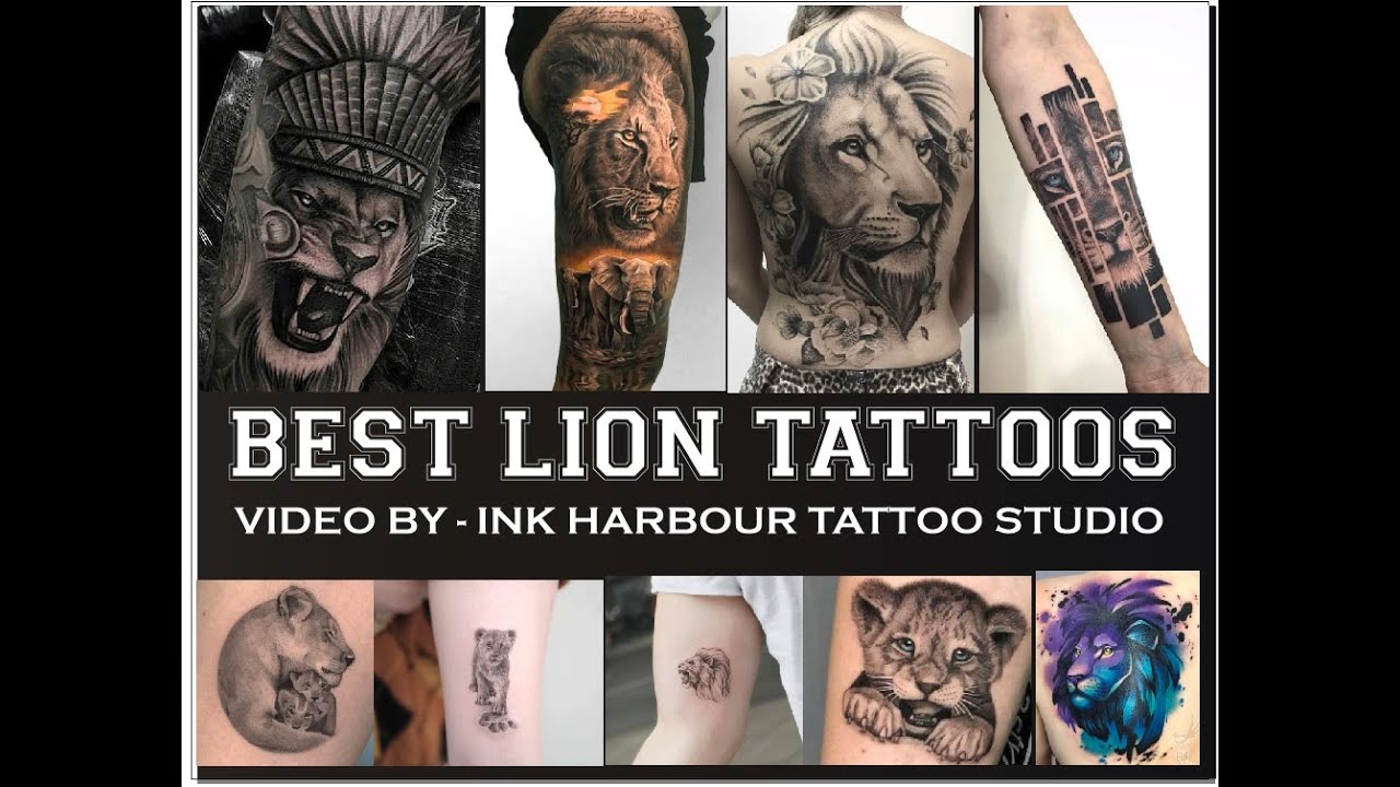 BEST LION TATTOOS, LION TATTOO IDEAS FOR MEN, TATTOOS FOR GIRLS, FOR BEST TATTOOS WATCH TILL THE END