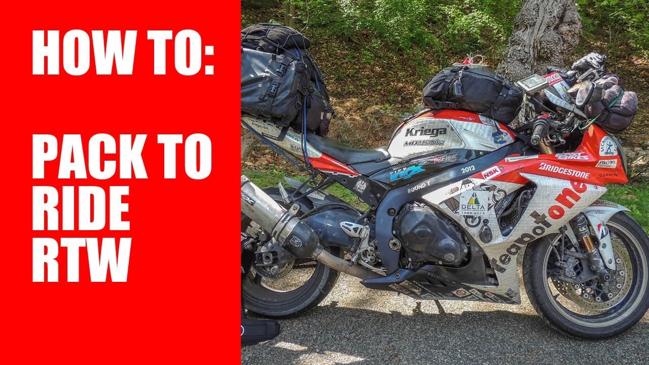 Here’s How You Pack for A Ride Around The World On A Sportbike ...