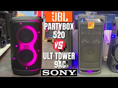 JBL Partybox 520 VS SONY ULT Tower 9AC SHOCKING BASS Test🔥