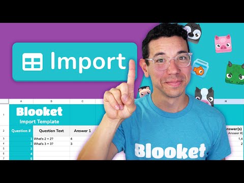 Create Blooket Question Sets FAST! Spreadsheet Import