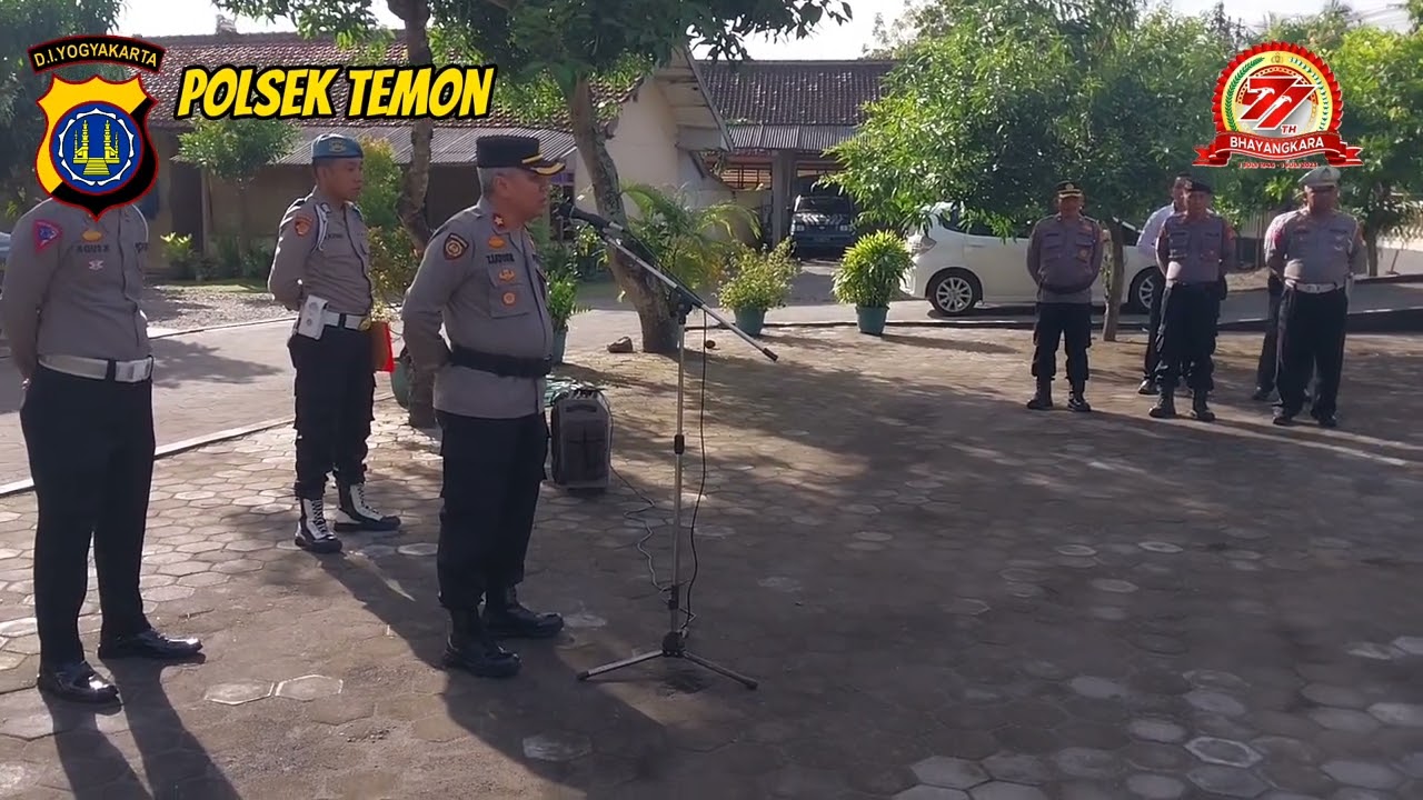 Apel Pagi Polsek Temon