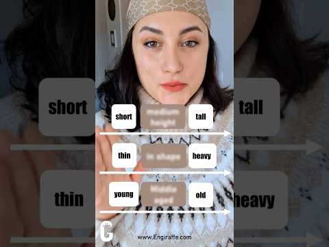 How to describe a ๐person's appearance in English