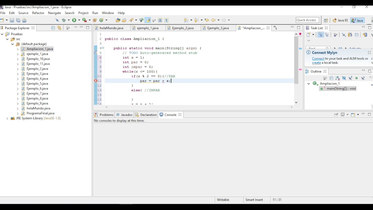 1 - Java ejercicios - Iniciación a la programación Java