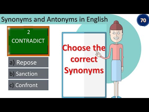 Synonyms in English 70 | Synonyms and Antonyms in English |
