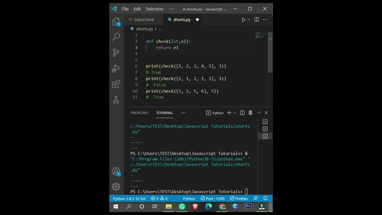 #shorts #Programming #python #coding list contain  a number write a python function for it