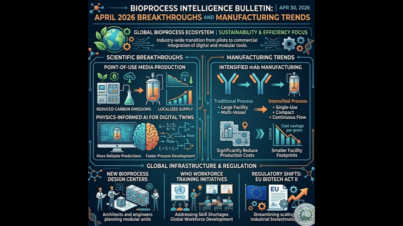 Bioprocess Intelligence Bulletin: April 2026 Breakthroughs and Manufacturing Trends