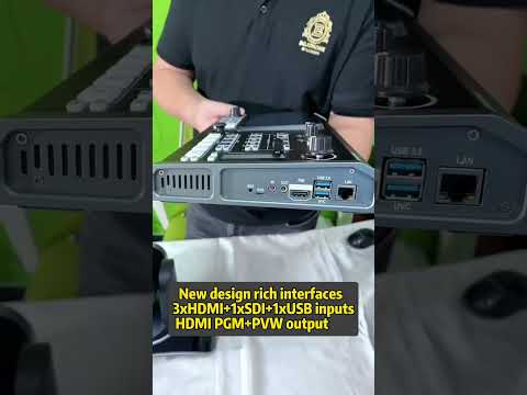 New arrival ZMKMS04 Mix - 4 Channel SDI/HDMI Multi-Format Video Switcher With PTZ Camera Control