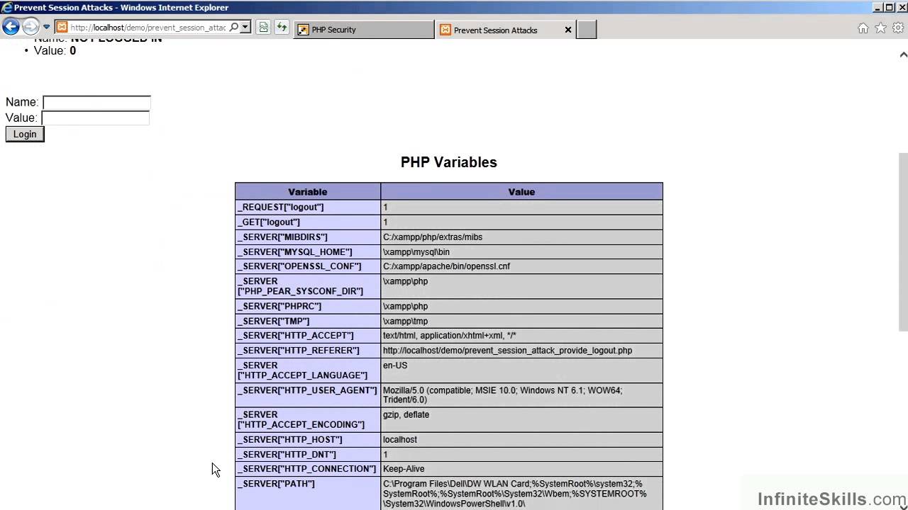 PHP Security Tutorial | Session Hijacking And Forgery Attacks