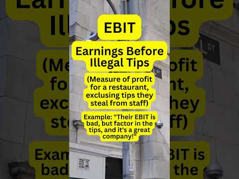 What does EBIT stand for? #ebit #finance #financebro