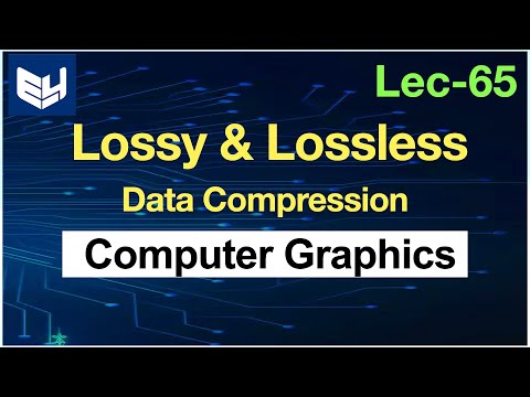 Data Compression Techniques | Lossy | Lossless | CG | Computer Graphics | Lec-65 | Bhanu Priya