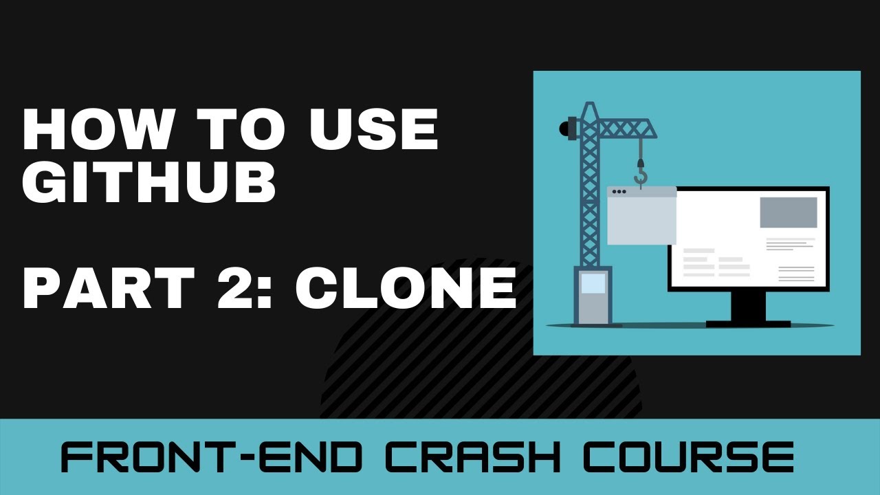 Full Stack Front-End for Java: How to use github to clone a repository