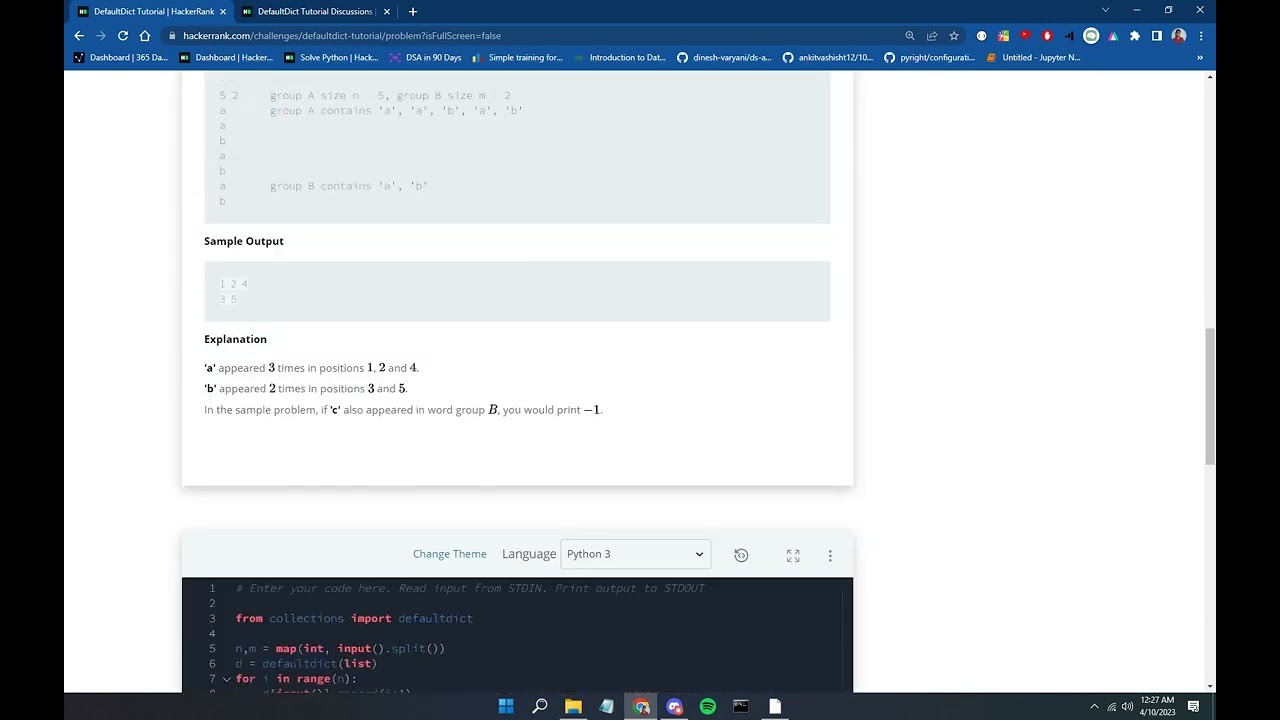 HackerRank Python Problem 
