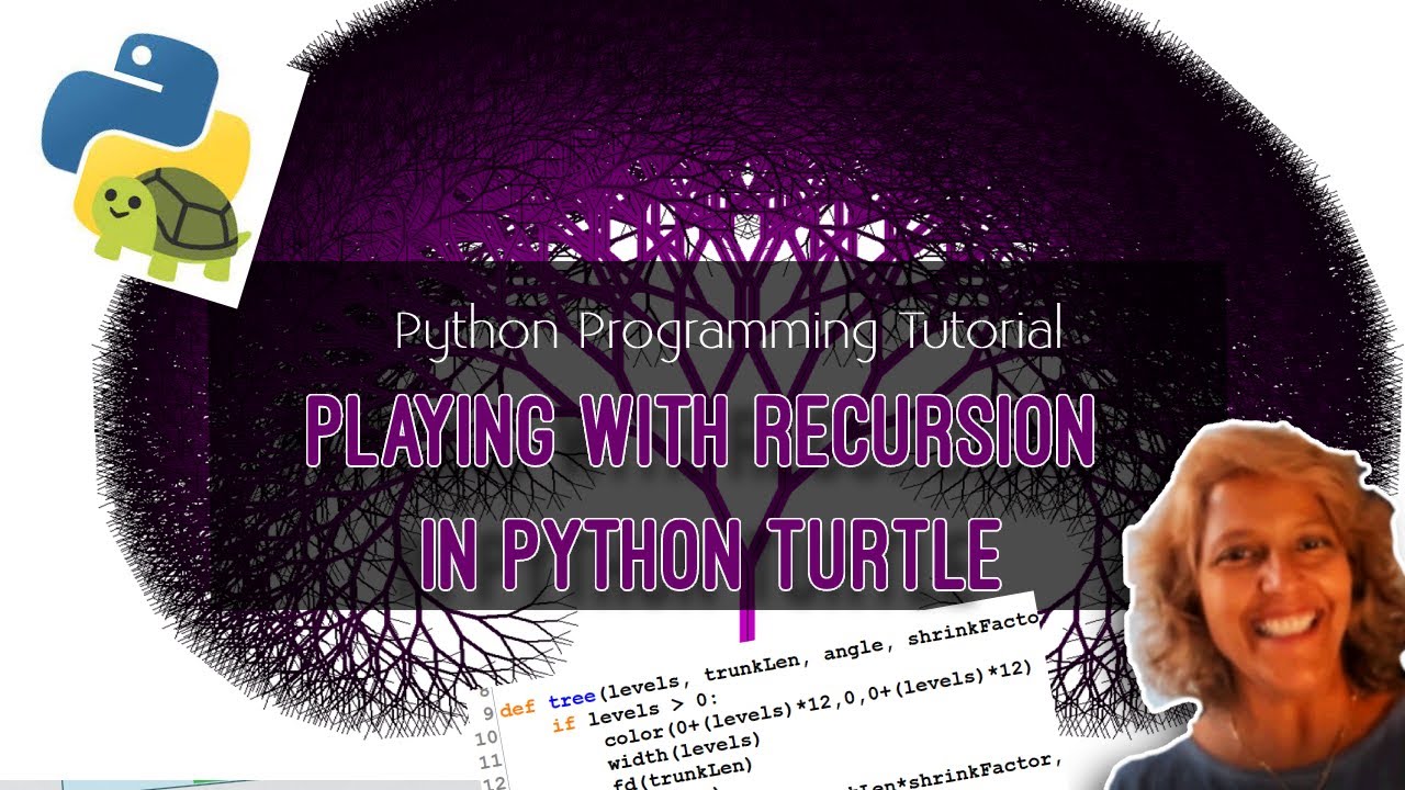 Playing with Recursion using Python Turtle