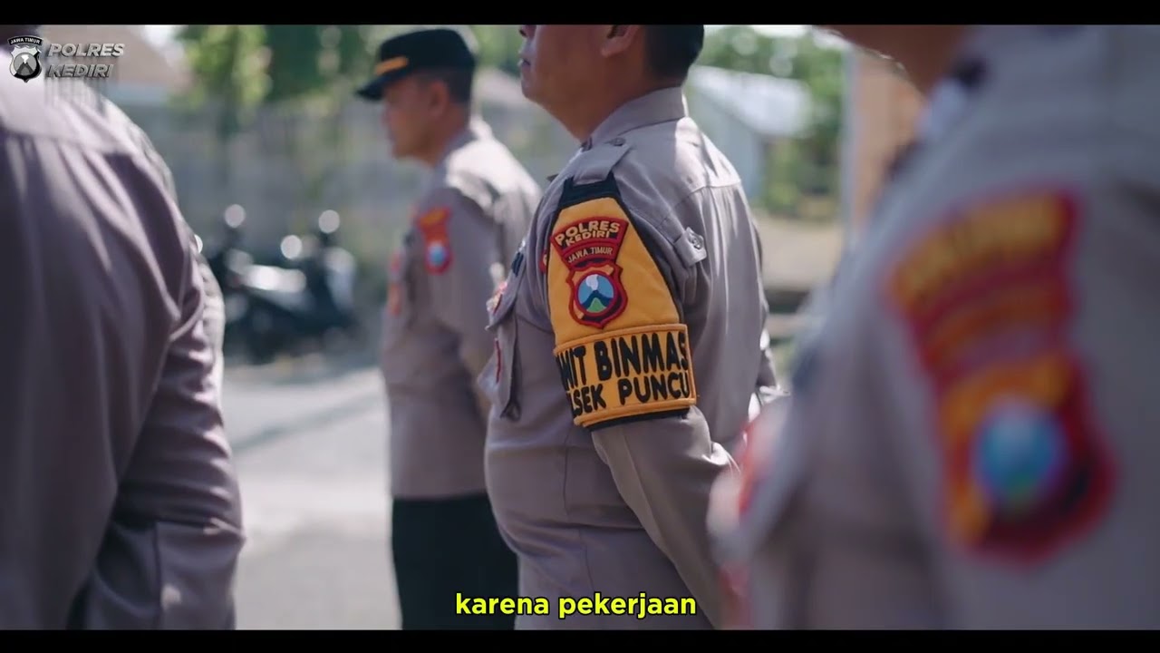 KAPOLRES KEDIRI PIMPIN APEL PAGI DI POLSEK PUNCU
