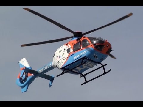 Eurocopter EC-135 P-2+ HCSF "Bear Force One" at Modesto Doctors Hospital, CA